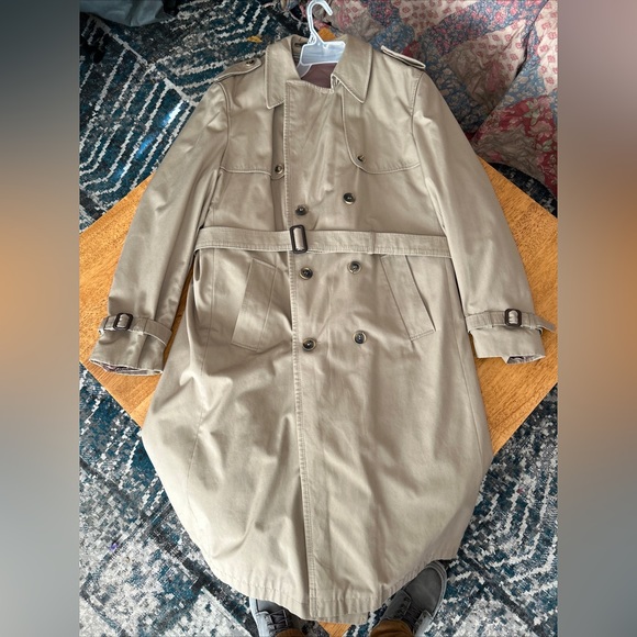 Jackets & Coats | Mens Egon Von Furstenberg Trench Coat Duster Length ...